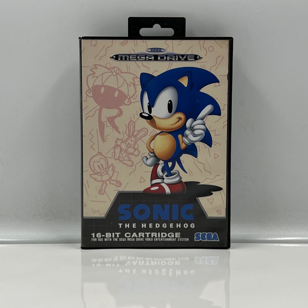 Pre-owned SONIC THE HEDGEHOG SEGA MEGA DRIVE GAME - WITH MANUAL - Own4Less